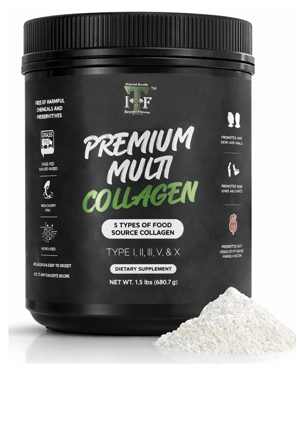 multi collagen peptides powder for skin