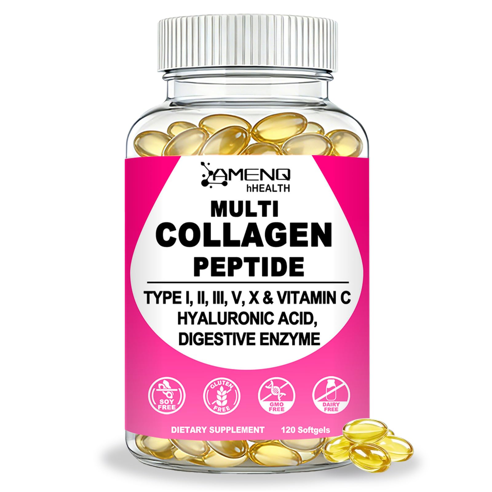 Multi collagen peptides softgels benefits