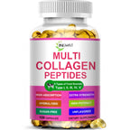 Multi collagen peptides softgels for beauty