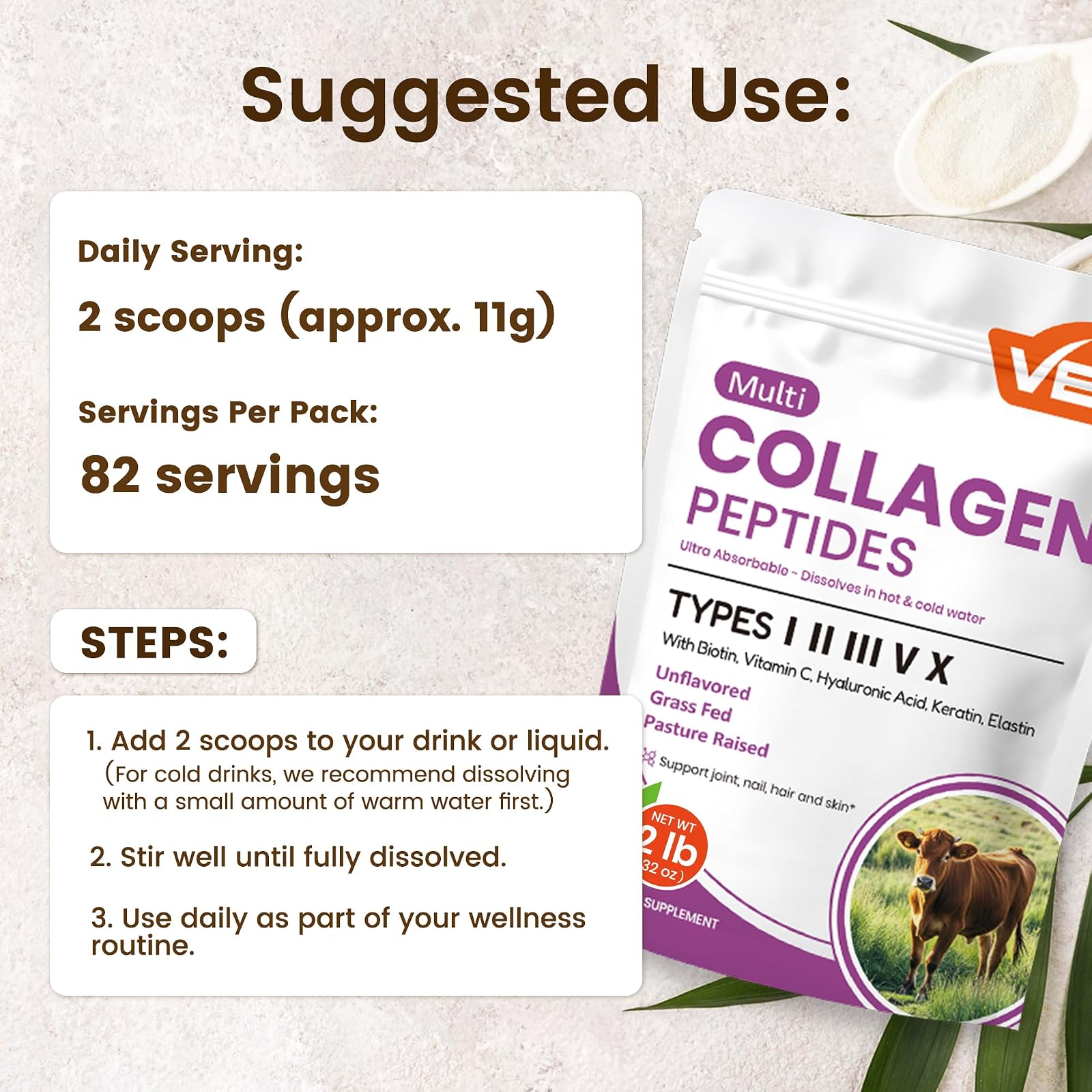 multi collagen powder for beauty
