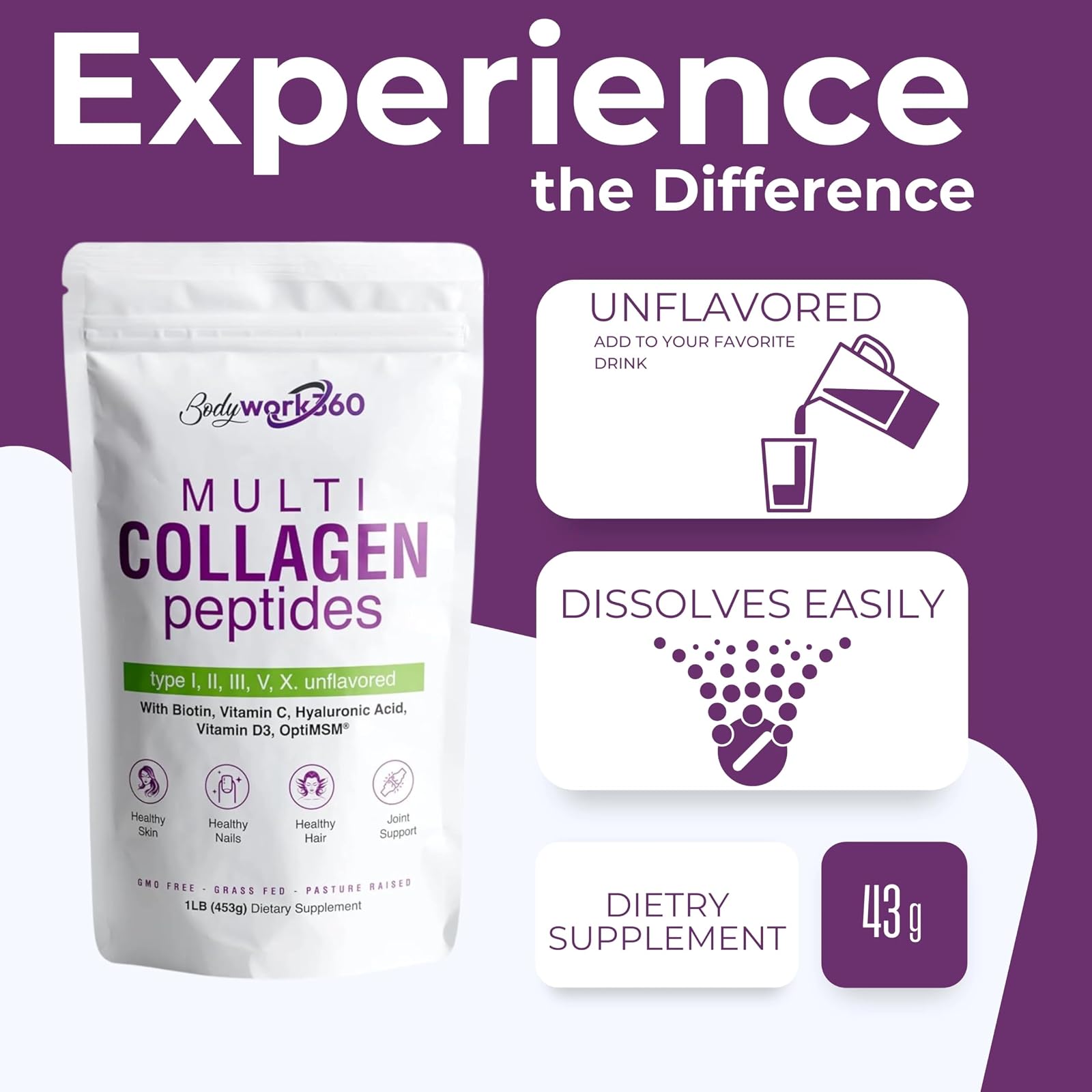 multi collagen powder for hair health