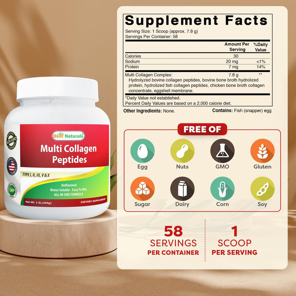 multi collagen powder for healthy skin