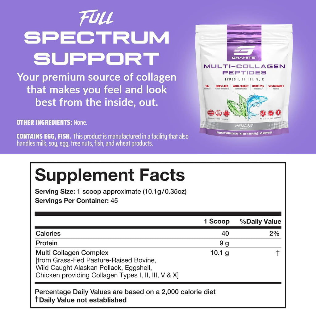multi collagen powder for joint support