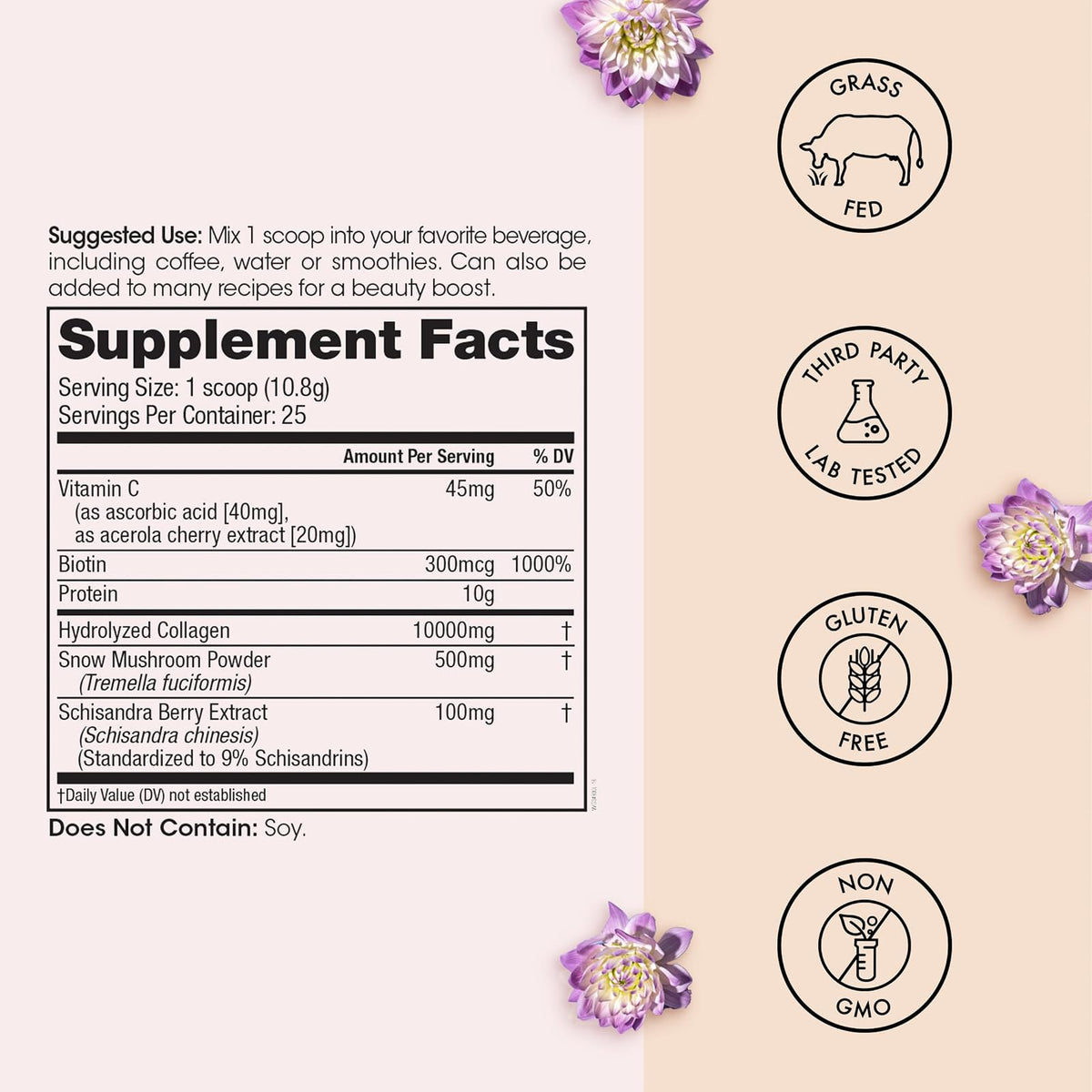 Multi collagen powder for overall wellness
