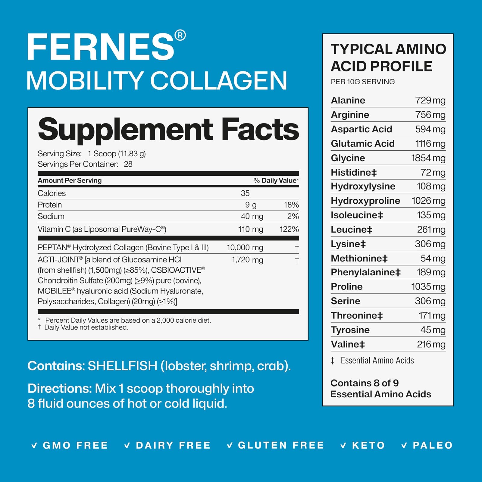 Multi collagen powder for overall wellness