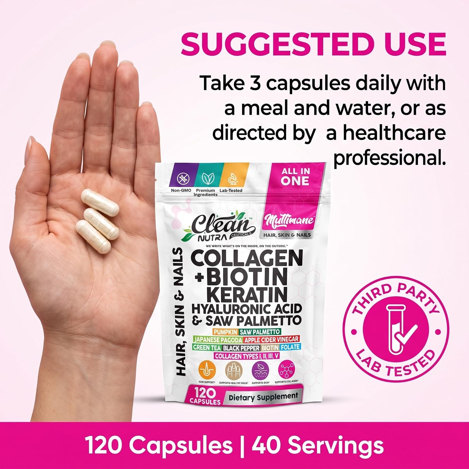 Multi collagen powder for overall wellness