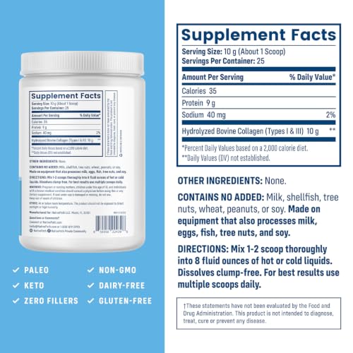 Multi collagen powder for vitality