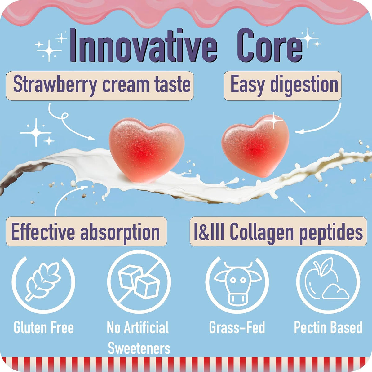 multi collagen powder in gummy form