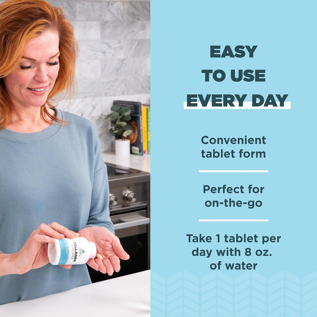 Multi collagen powder in tablet form