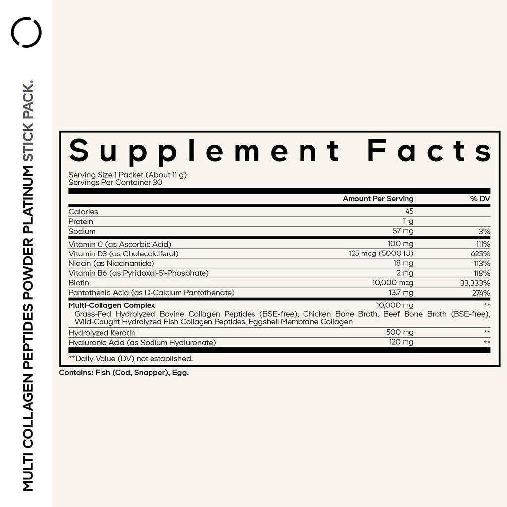 multi collagen powder with biotin