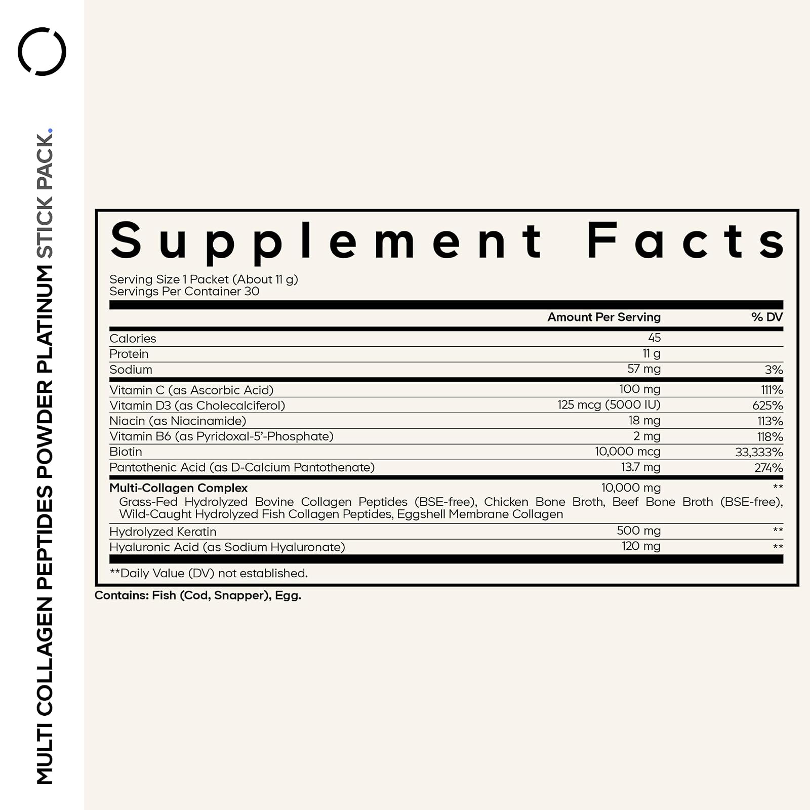 multi collagen powder with biotin