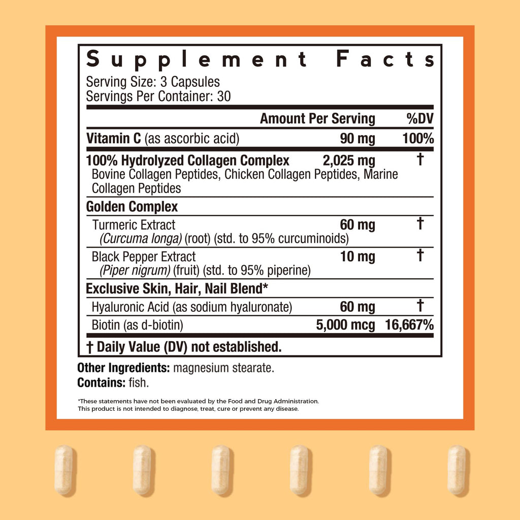 multi collagen powder with turmeric