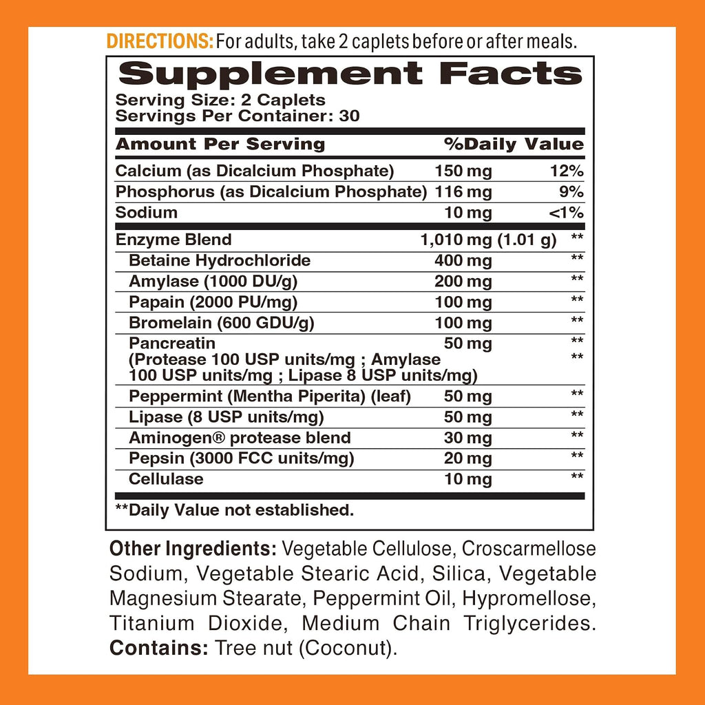 multi-enzyme formula for digestion
