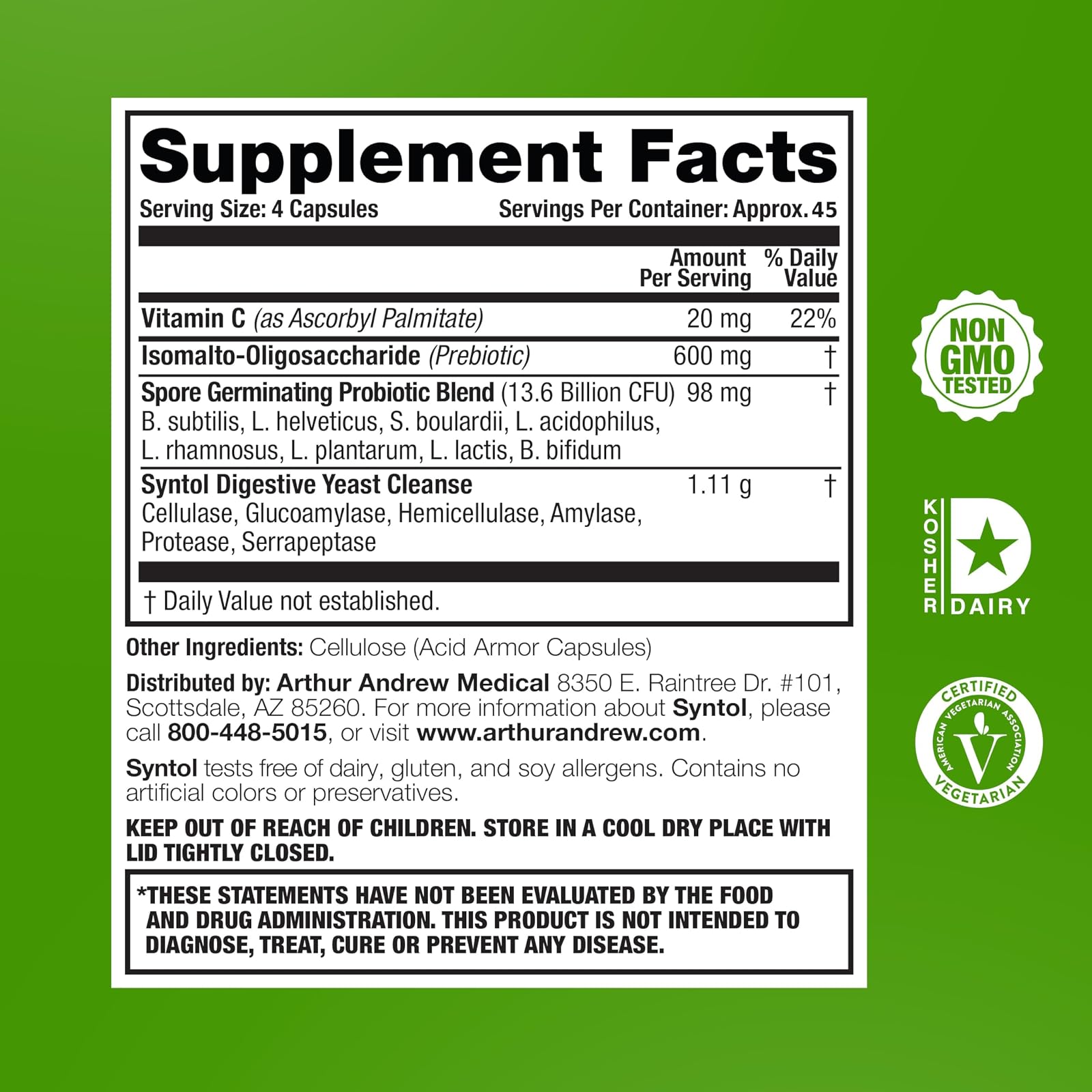 Multi-enzyme formula for gut health