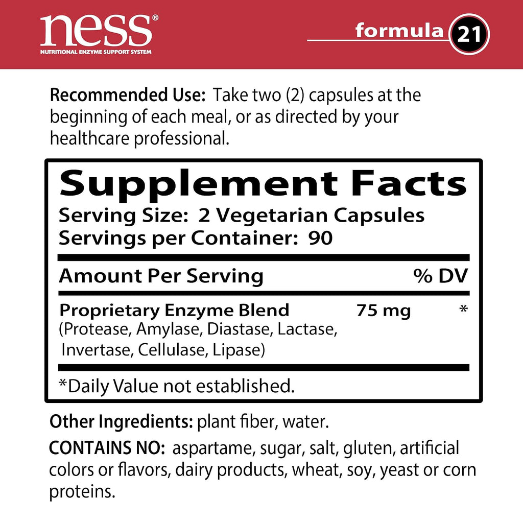 Multi-enzyme supplement for digestive health