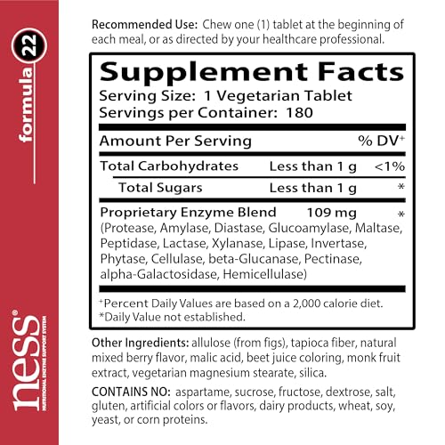 Multi-enzyme supplement for digestive health