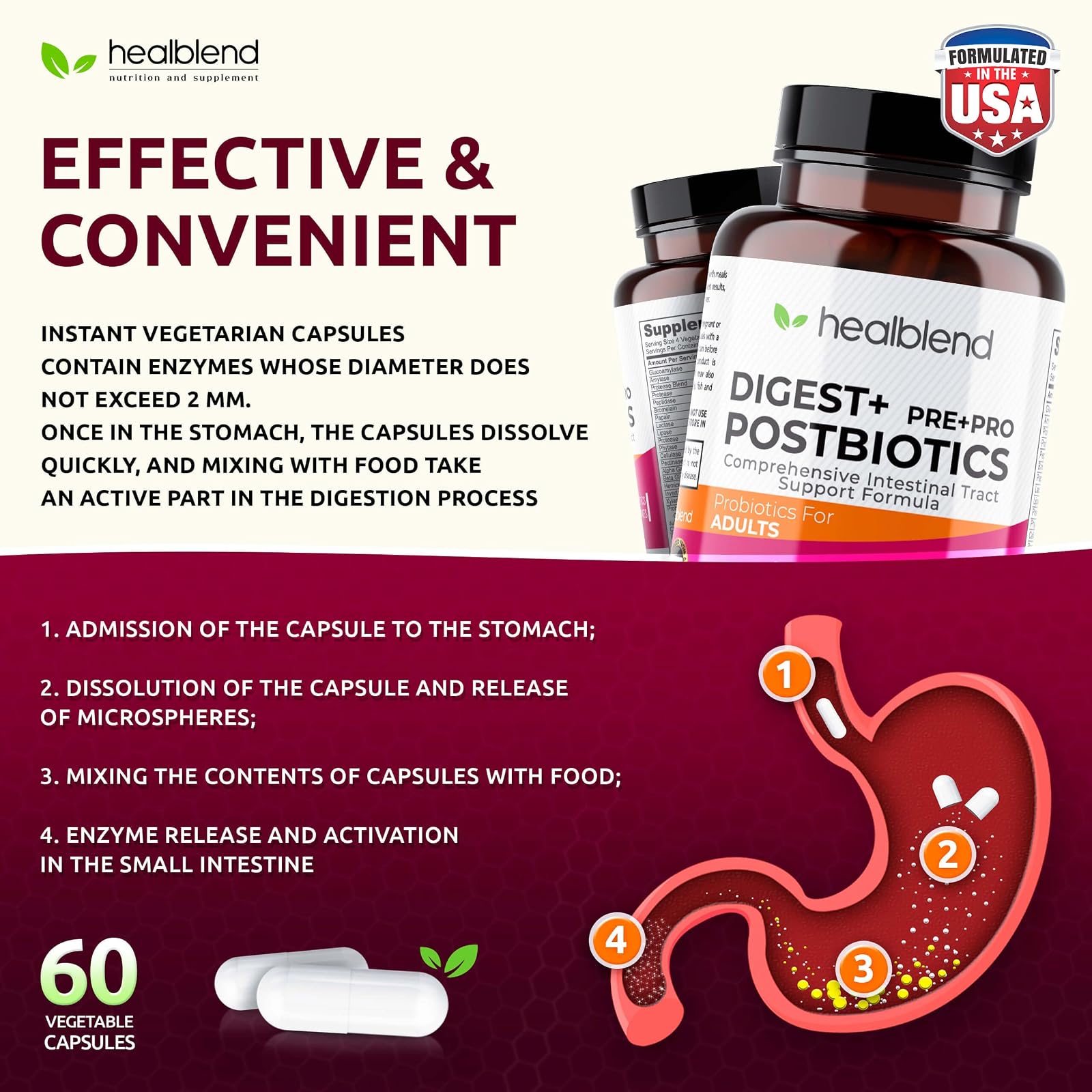 Multi enzymes for better nutrient absorption