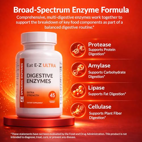 multi-enzymes support for digestive comfort