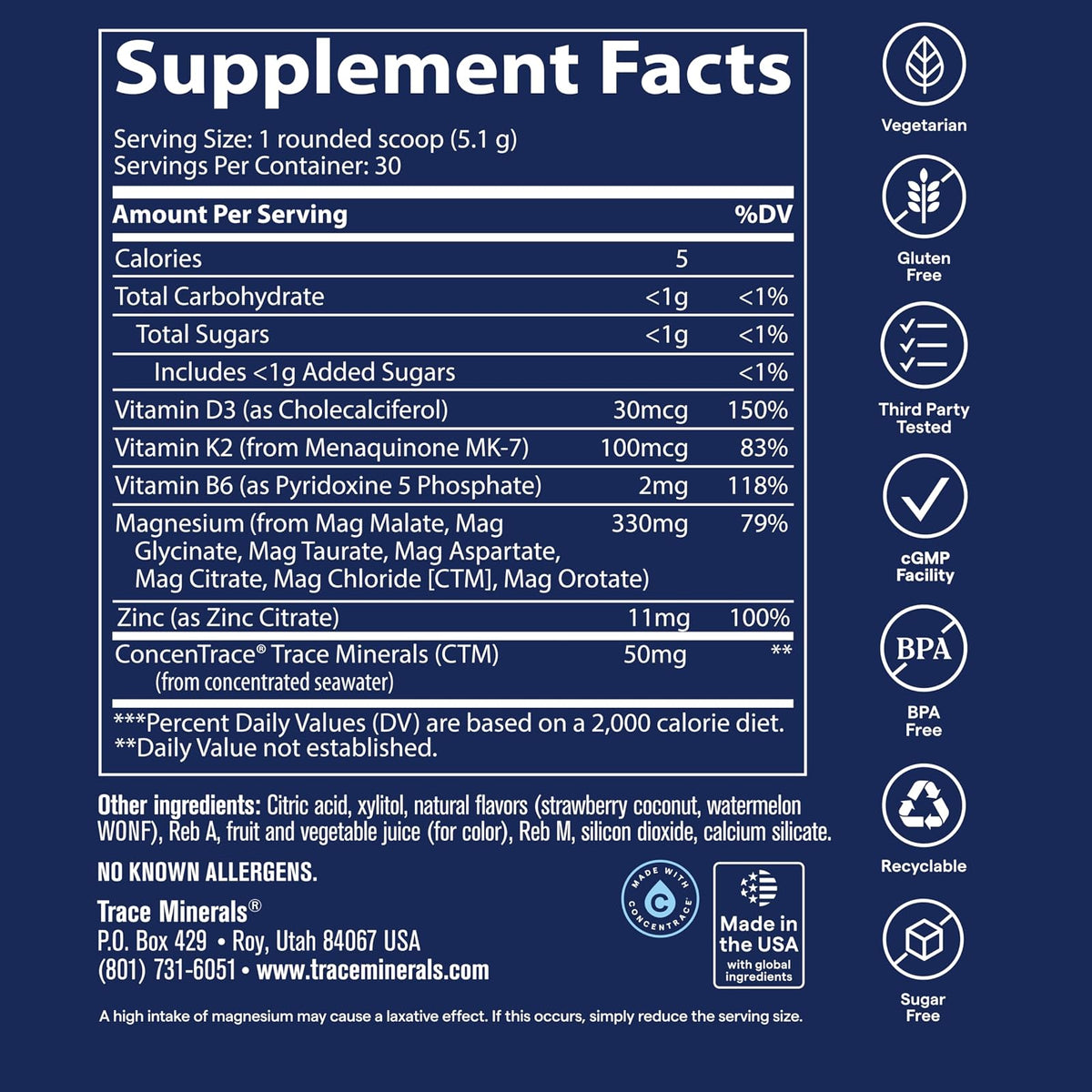 Multi Magnesium Complex for muscle recovery
