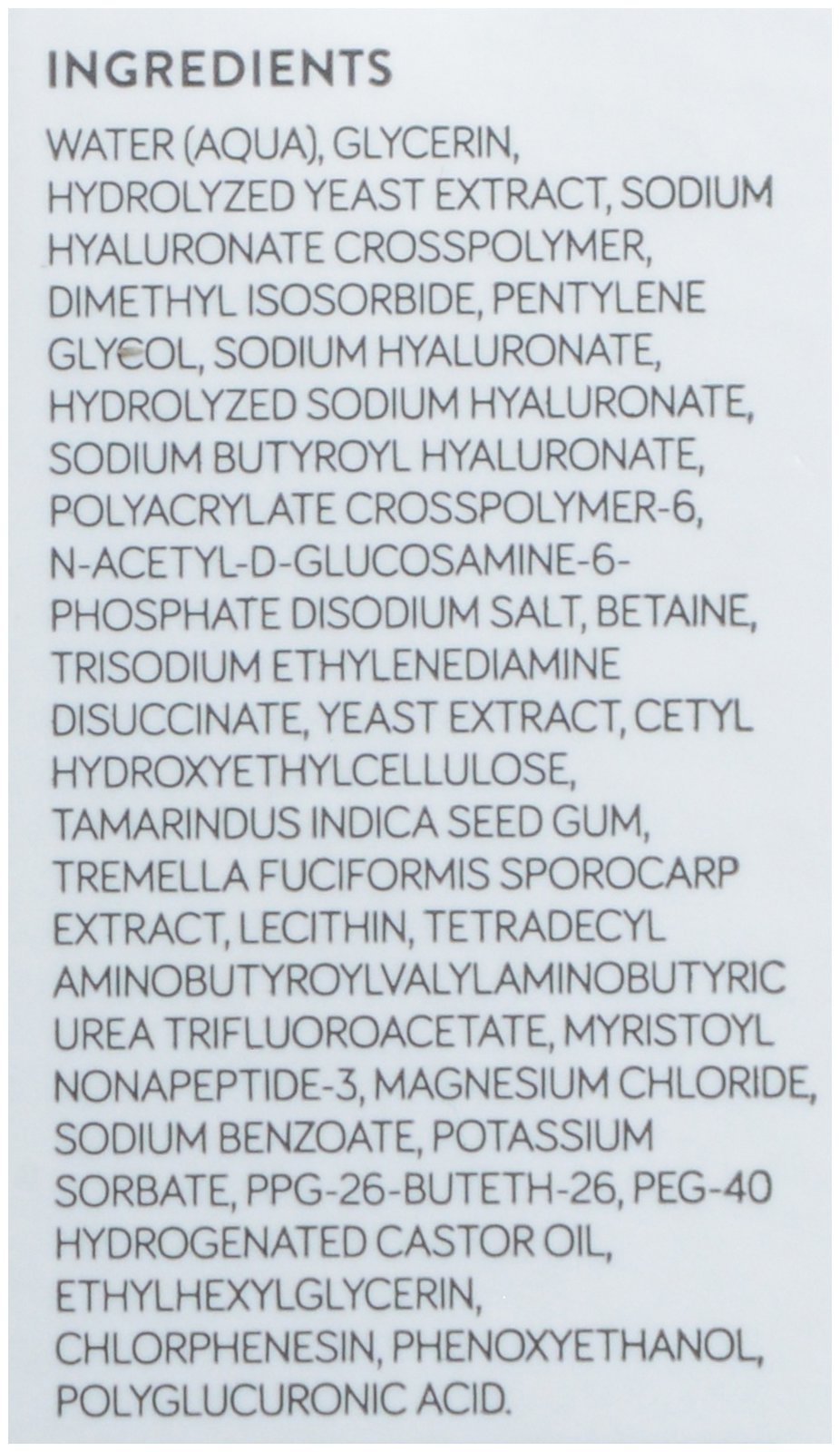 multi-molecular hyaluronic acid for skin