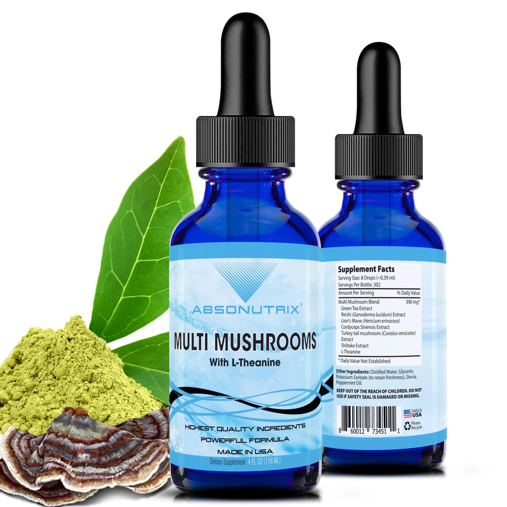 Multi Mushrooms liquid supplement benefits