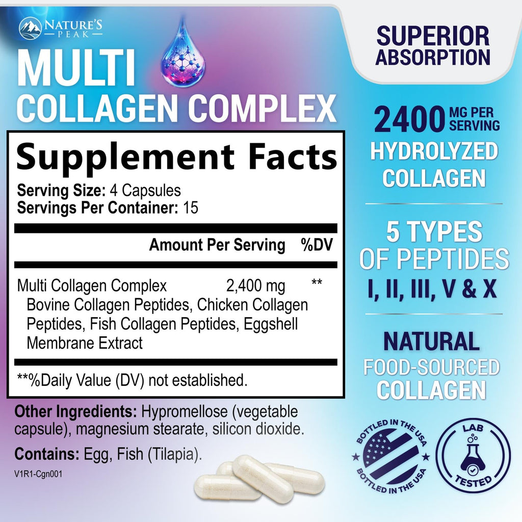 multi-type collagen for skin health