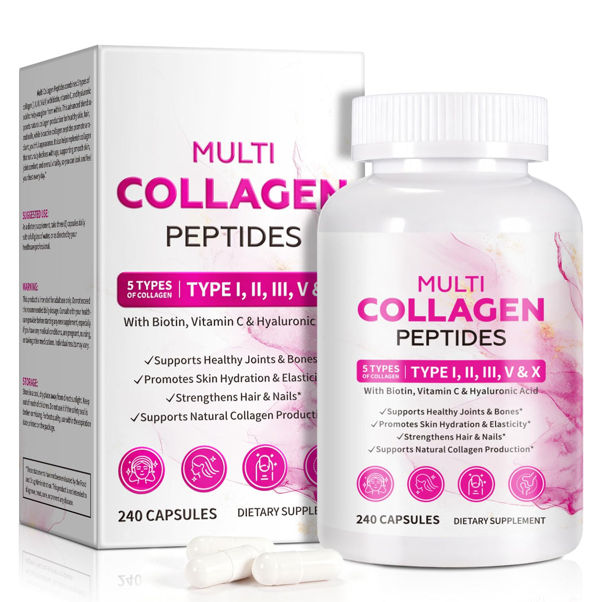 multi-type hydrolyzed collagen capsules