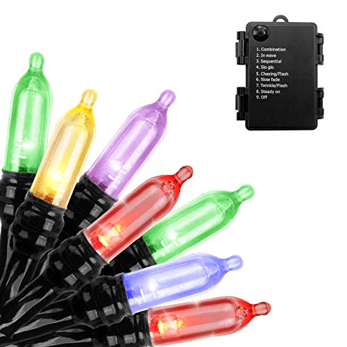 multicolor string lights for festive decor