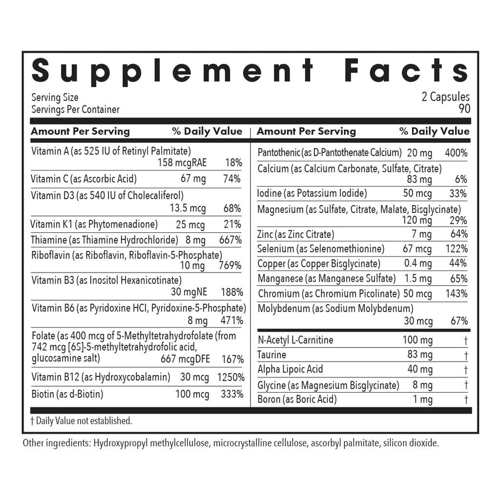 multimineral complex for energy support