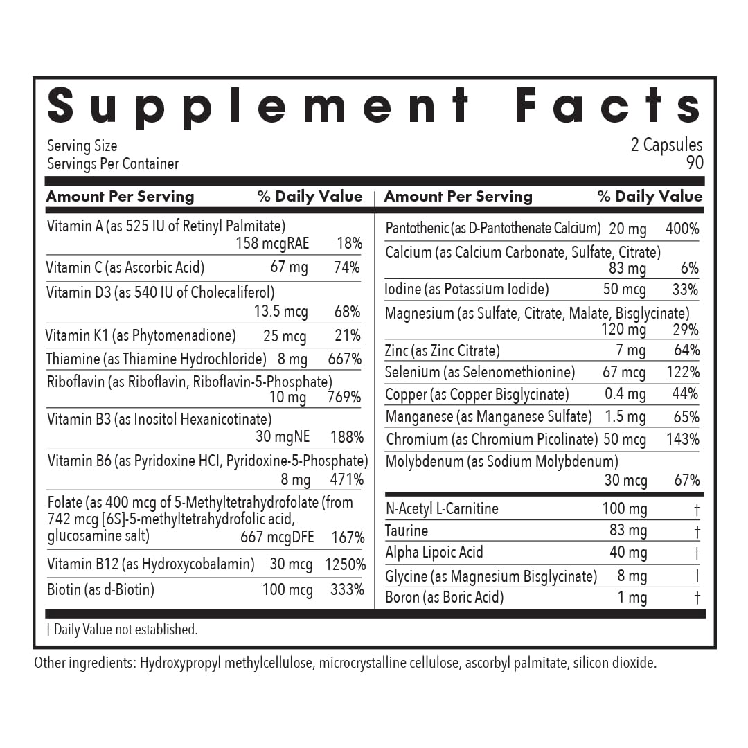 multimineral complex for energy support