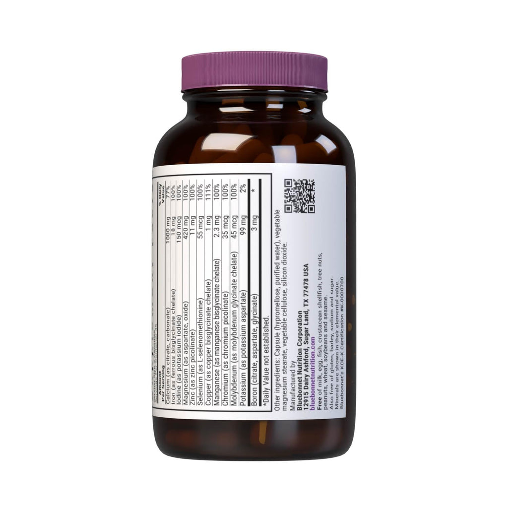 Multiminerals capsules for daily nutrition