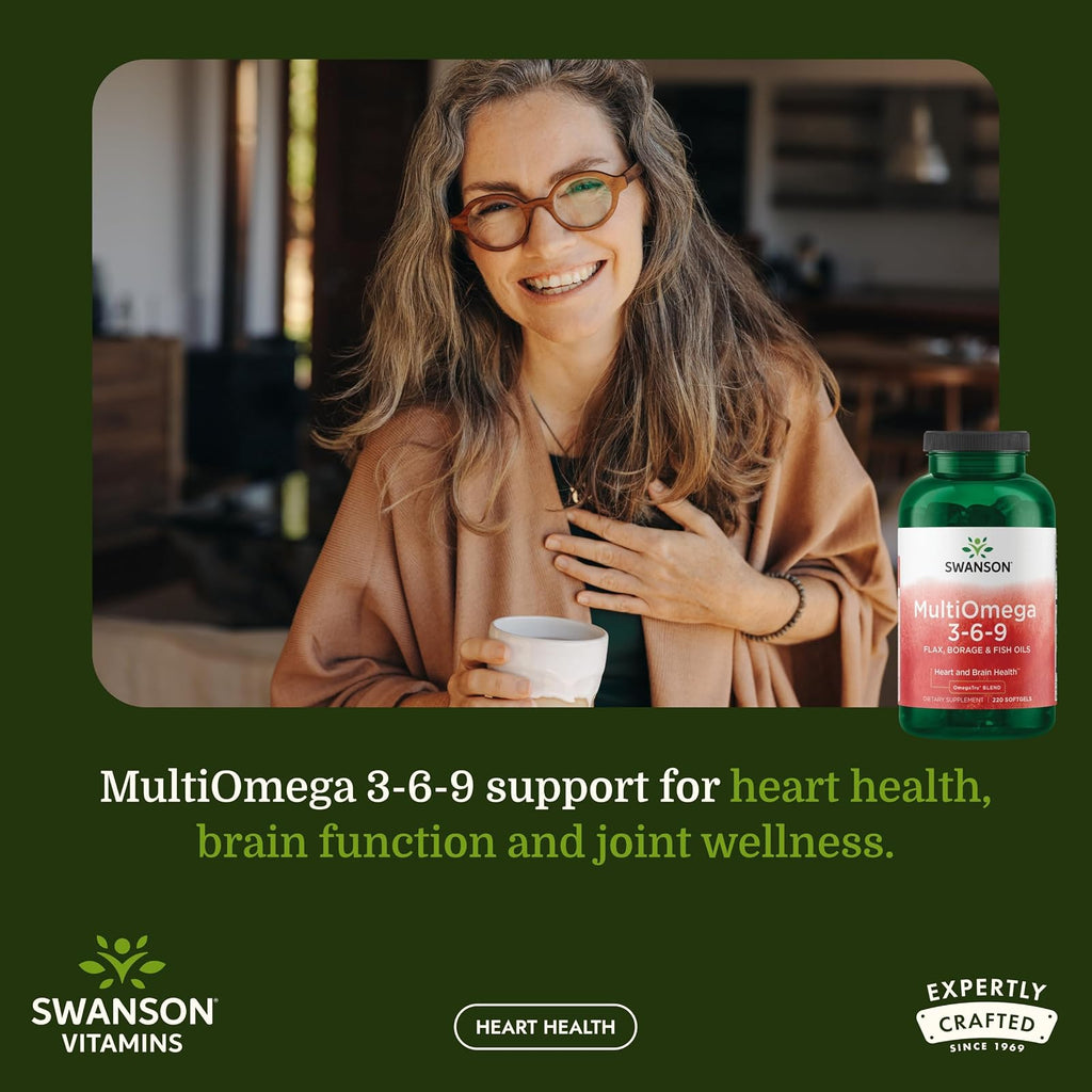 MultiOmega 3-6-9 for healthy brain function