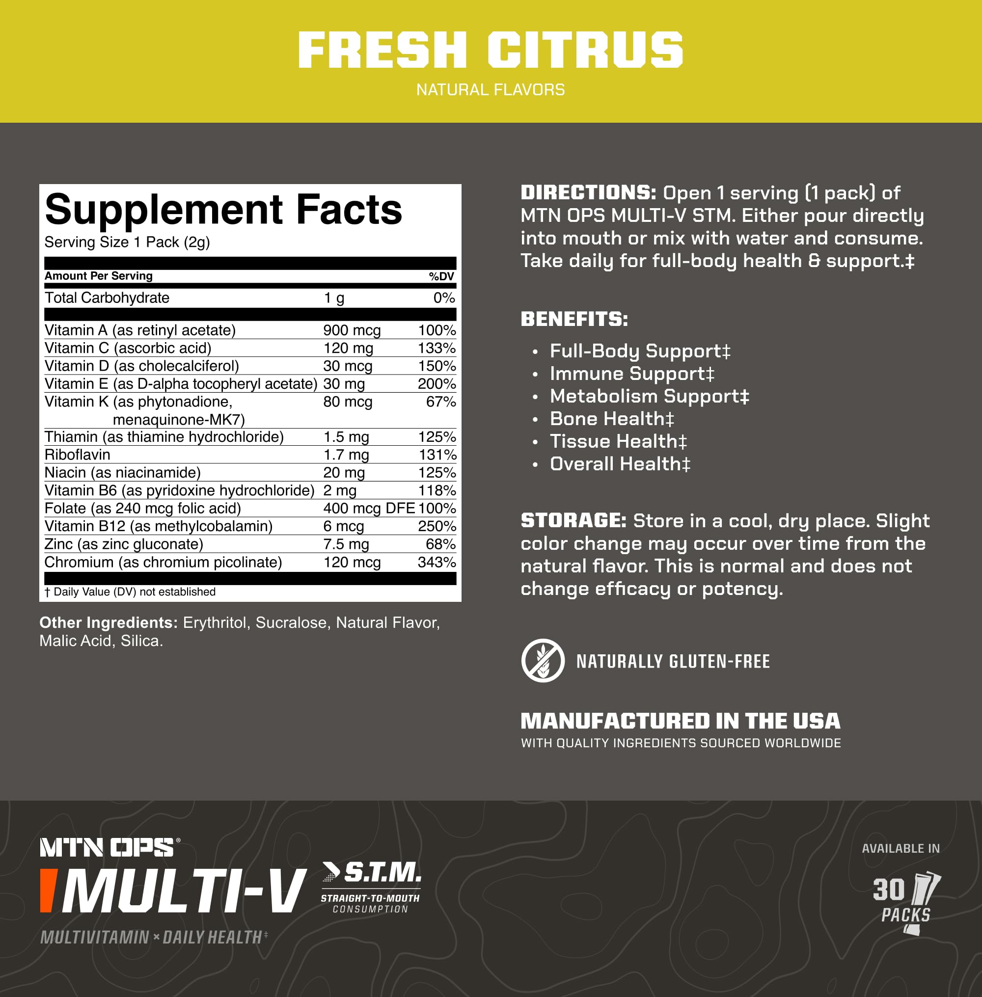multivitamin blend for overall wellness