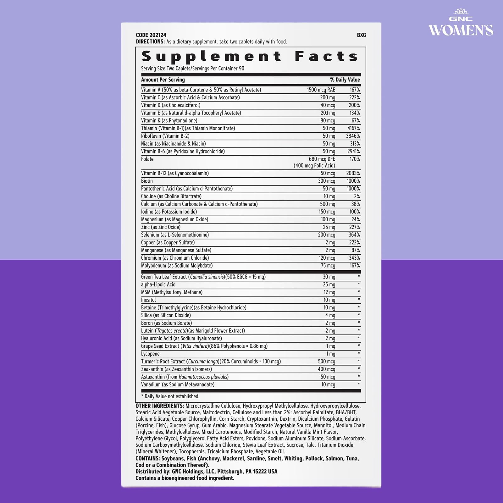 multivitamin caplets for women