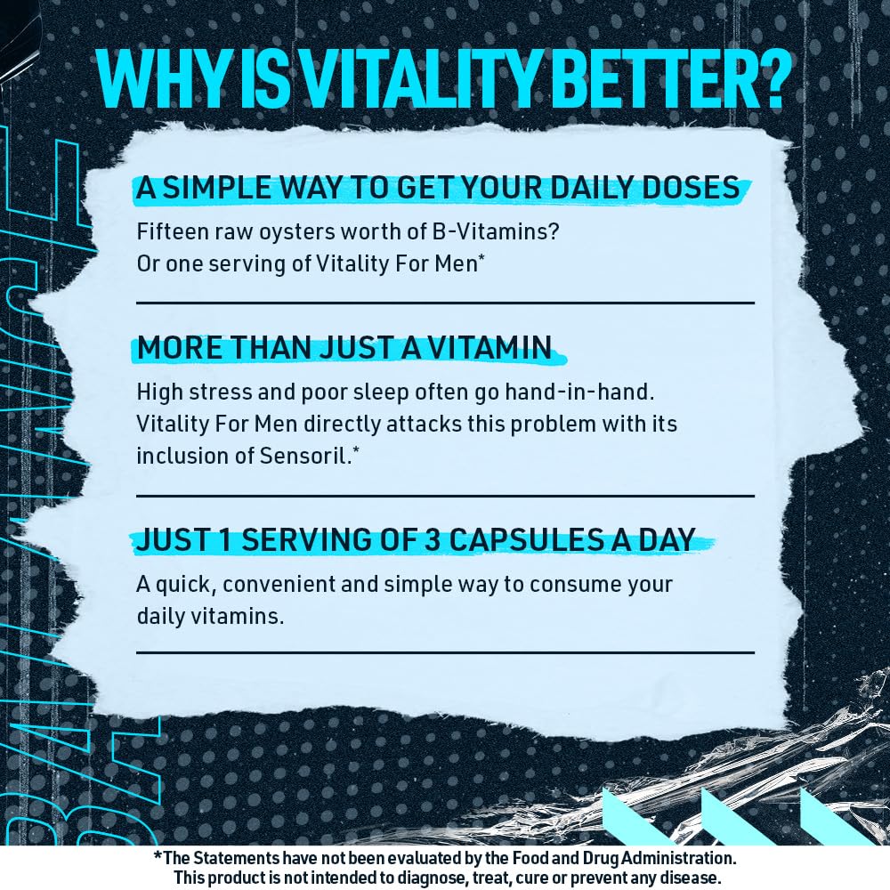 Multivitamin capsules for active lifestyles