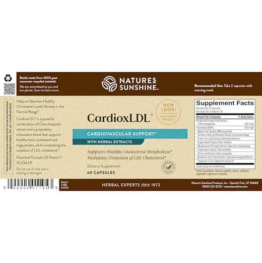 multivitamin capsules for cholesterol management