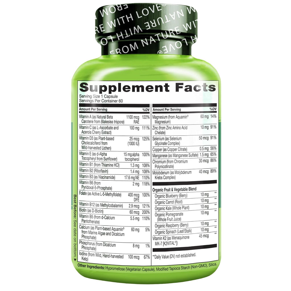multivitamin capsules for optimal wellness