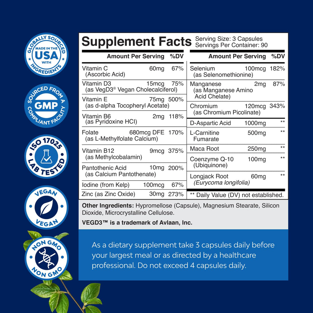 multivitamin capsules for optimal wellness