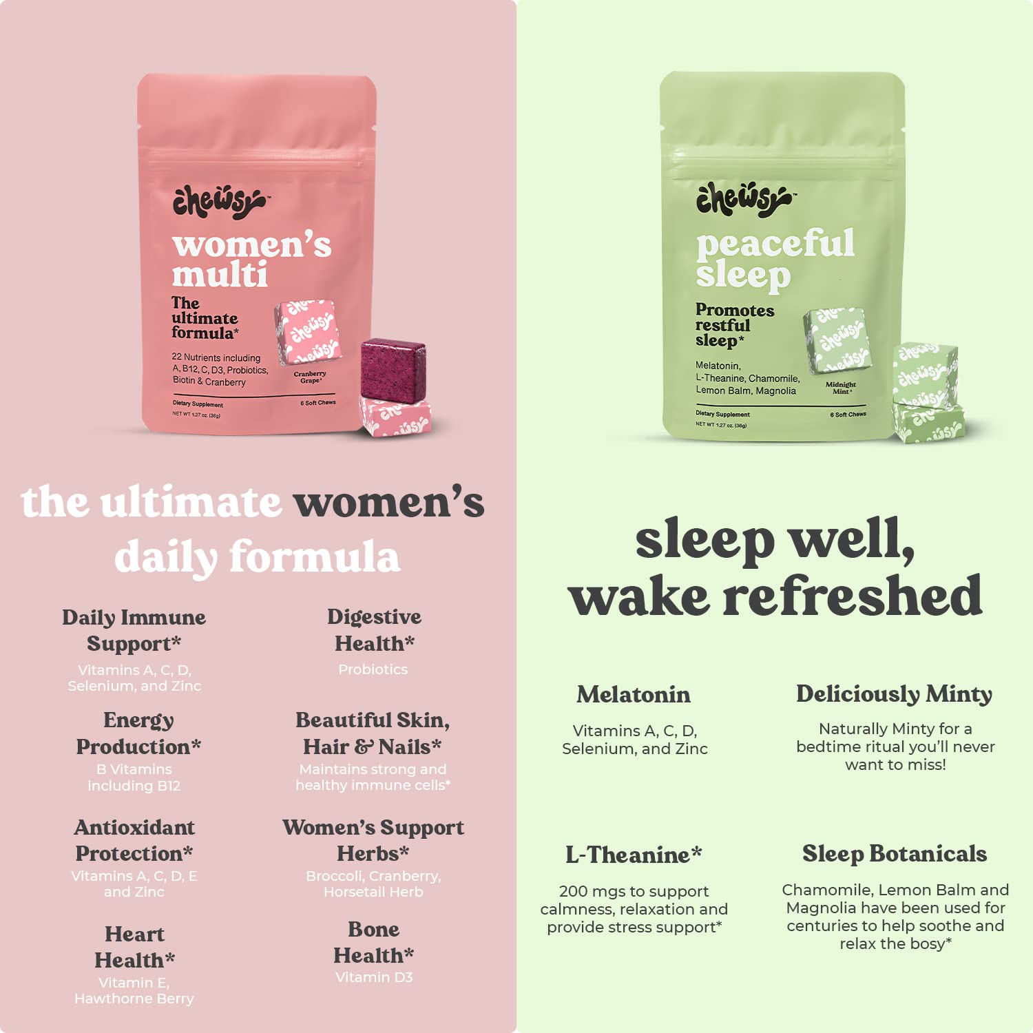multivitamin chews for women's wellness