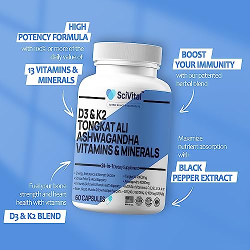 multivitamin D3 K2 with ashwagandha