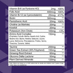 Multivitamin drink mix for active lifestyles