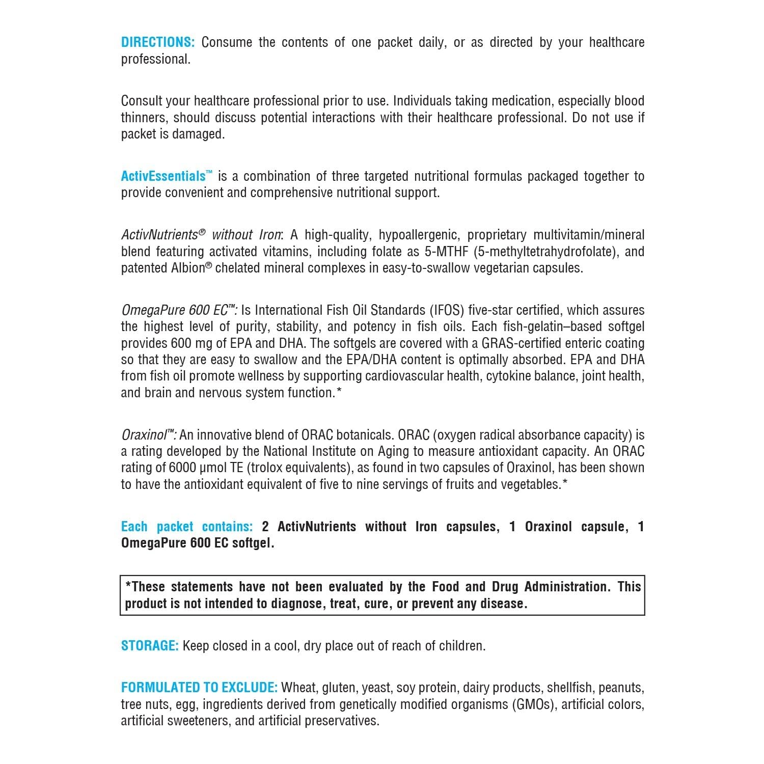 multivitamin for active lifestyles