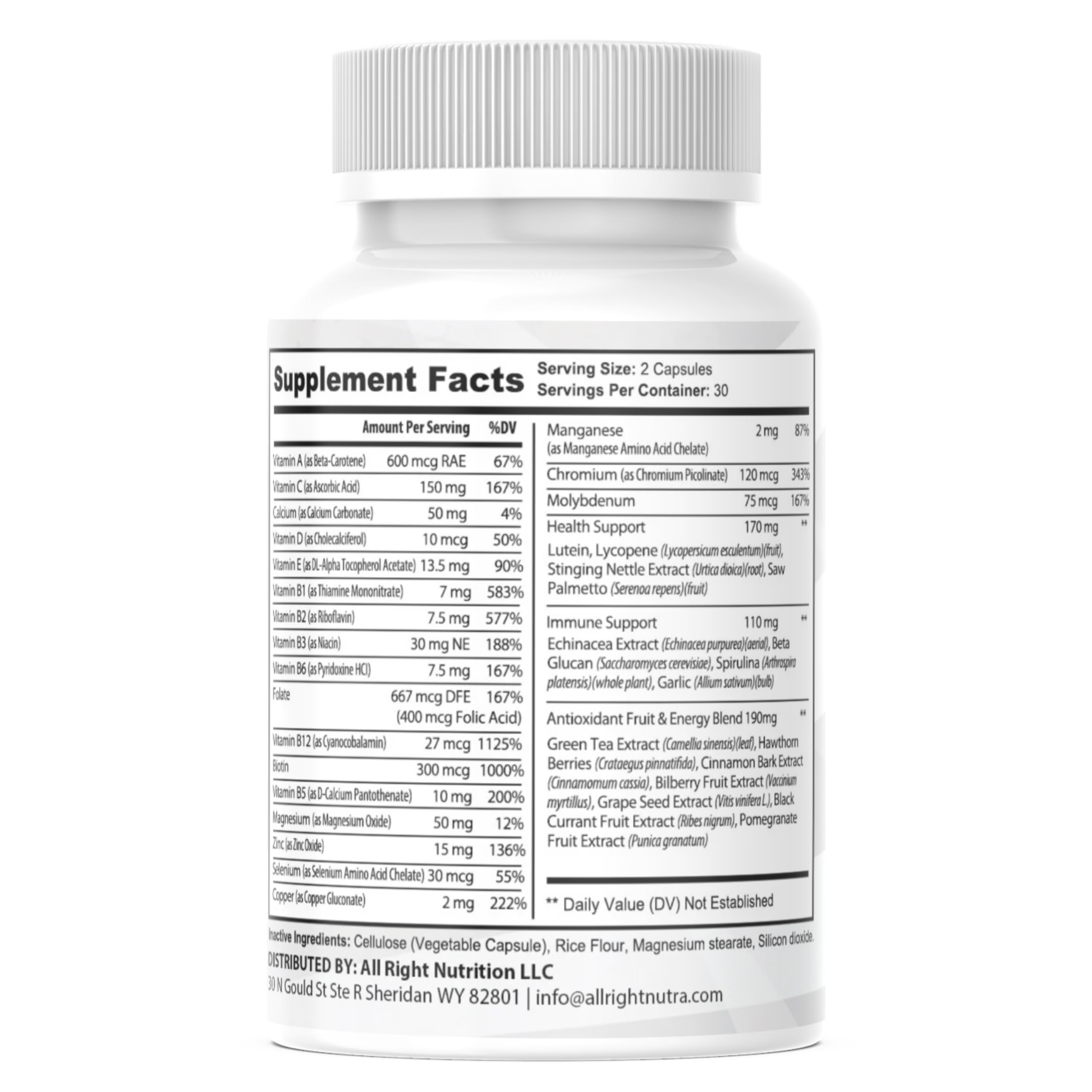 multivitamin for active lifestyles
