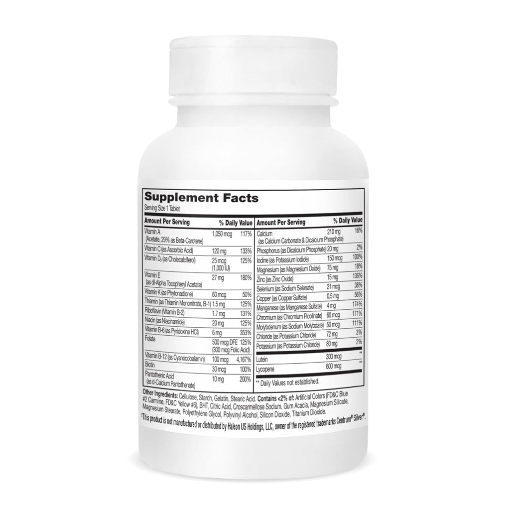 multivitamin for active senior lifestyle