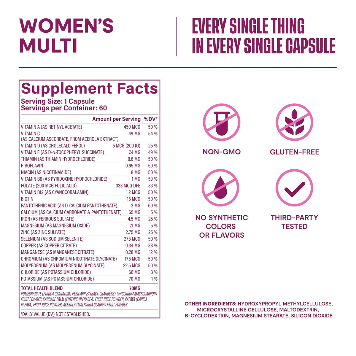 multivitamin for active women lifestyle