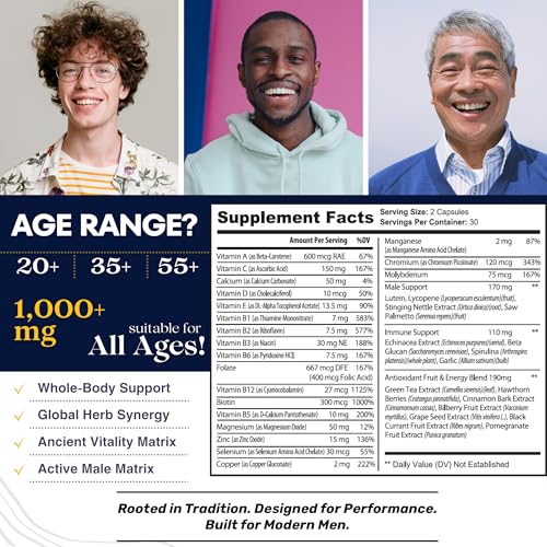 multivitamin for energy and vitality