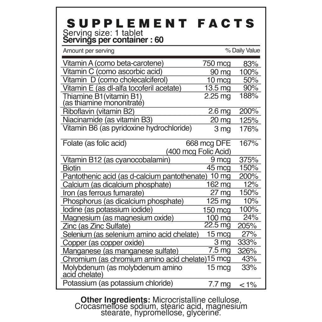 multivitamin for improved mood and focus