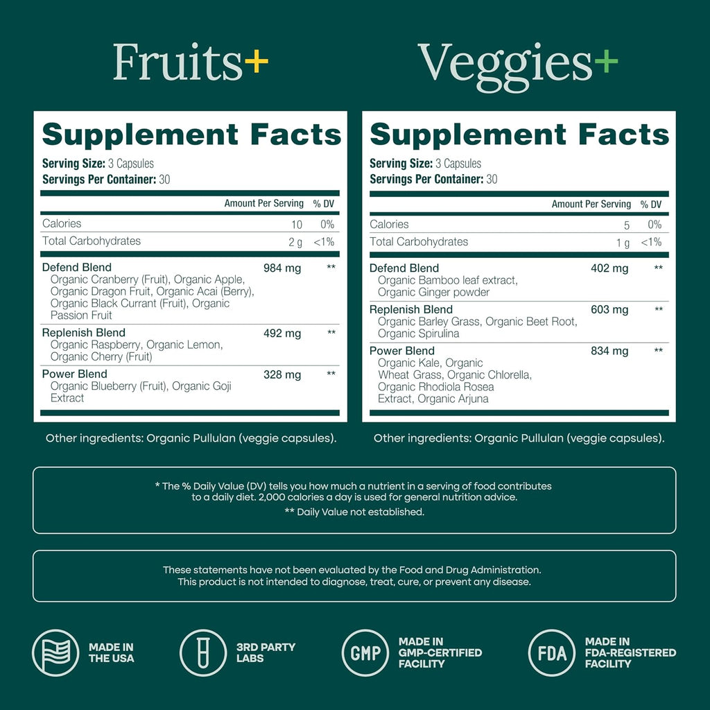 multivitamin for kids with fruits and veggies