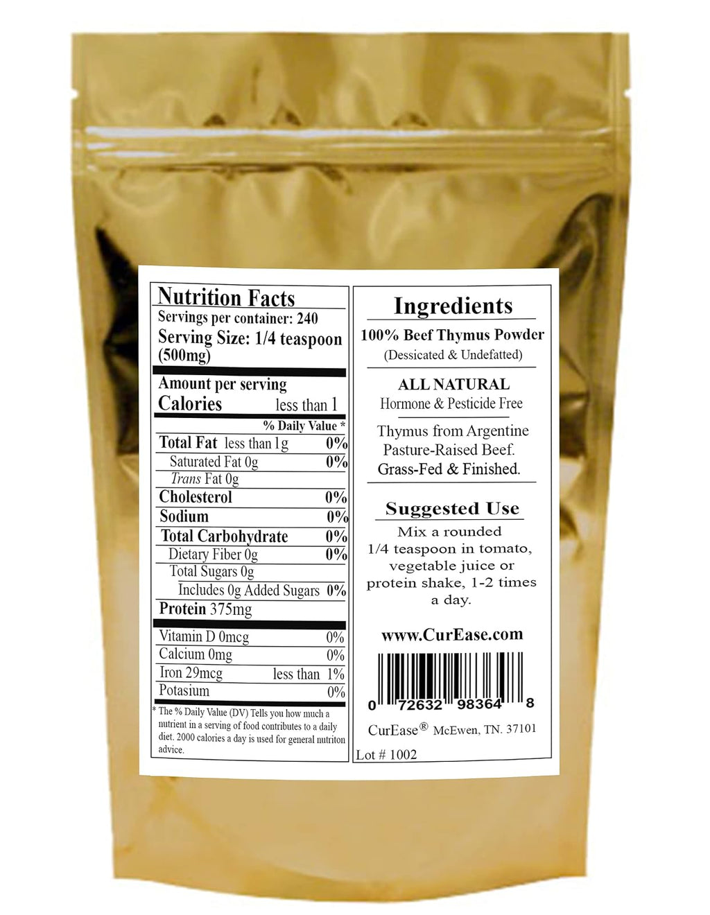 multivitamin for men Beef Thymus Powder