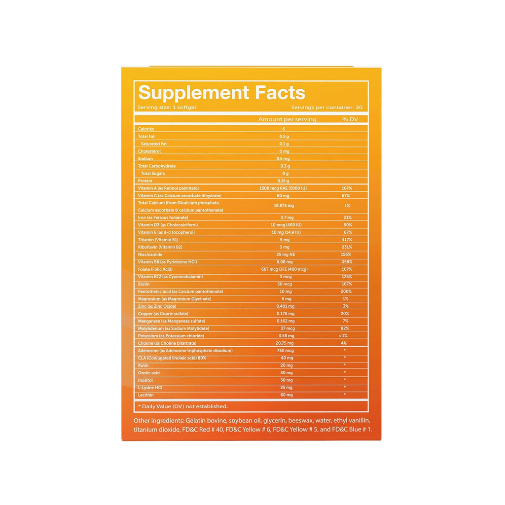 multivitamin for men boosting energy levels